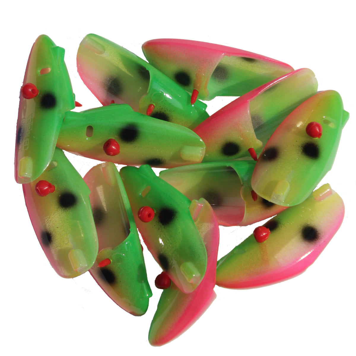 Krippled Anchovy Unrigged 50-pack, #513-Watermelon on Glow ...